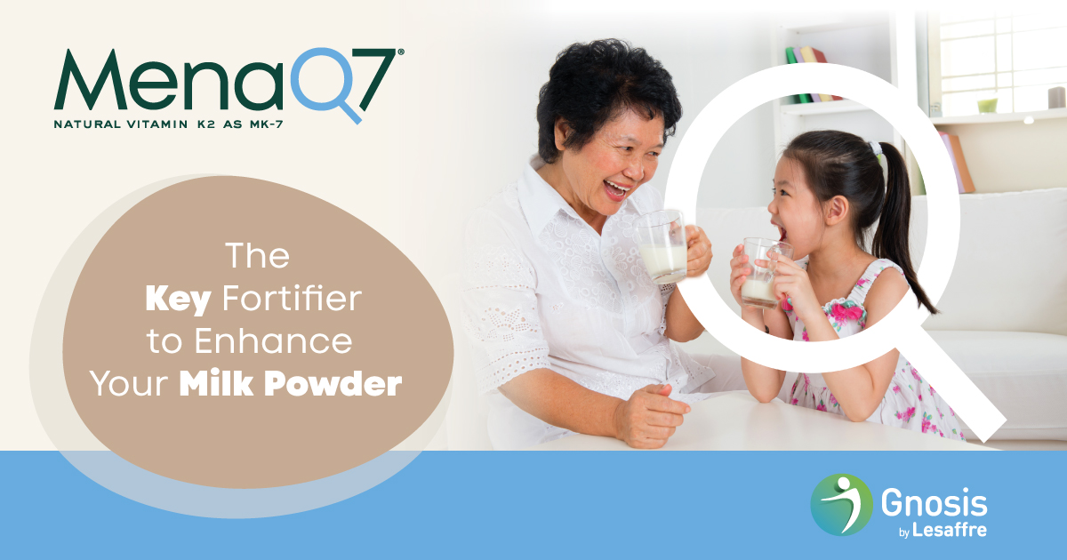 MenaQ7® - The Key Fortifier to Enhance Milk Powder