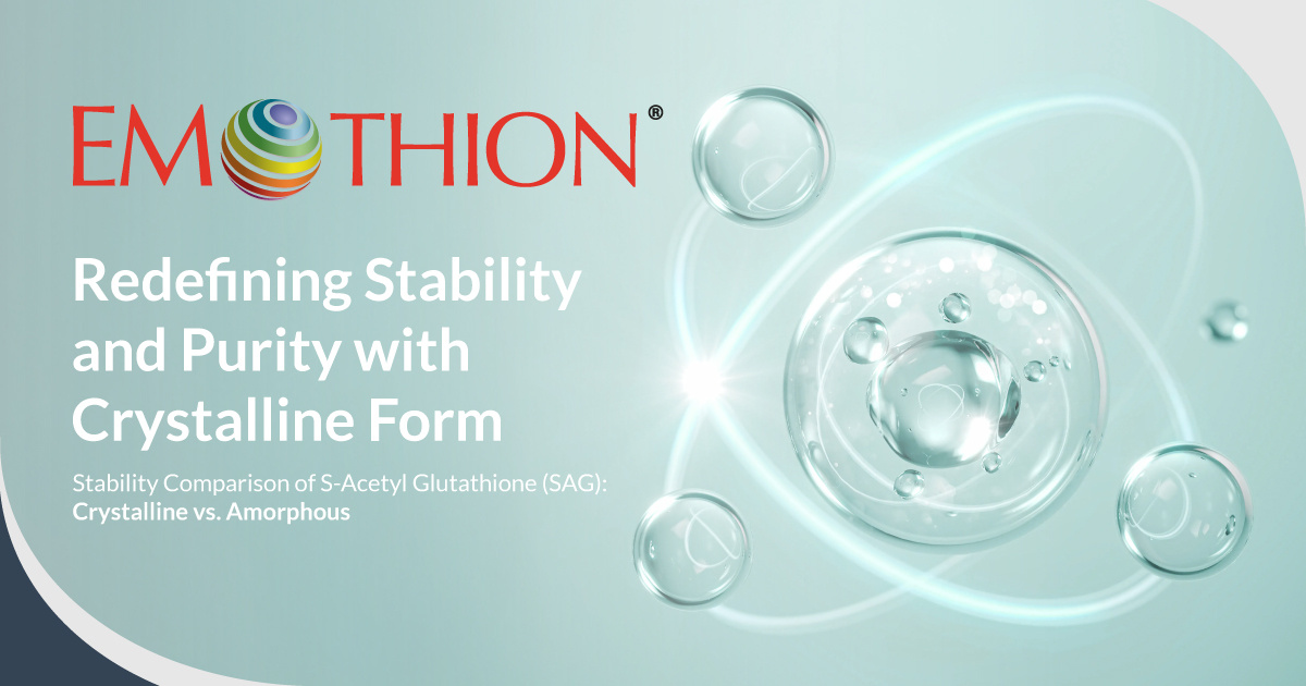 Emothion® - Redefining Stability and Purity with Crystalline Form